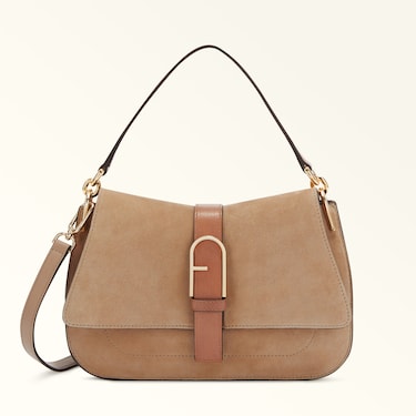 Top Handle M VANIGLIA+DESERTO+GREIGE Furla Flow | Furla JP